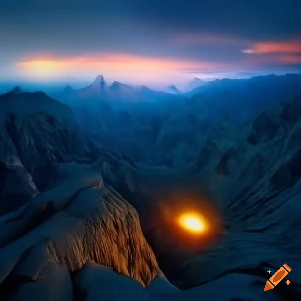 Alien landscape , realistic and natural, detailed full-color, hd ...
