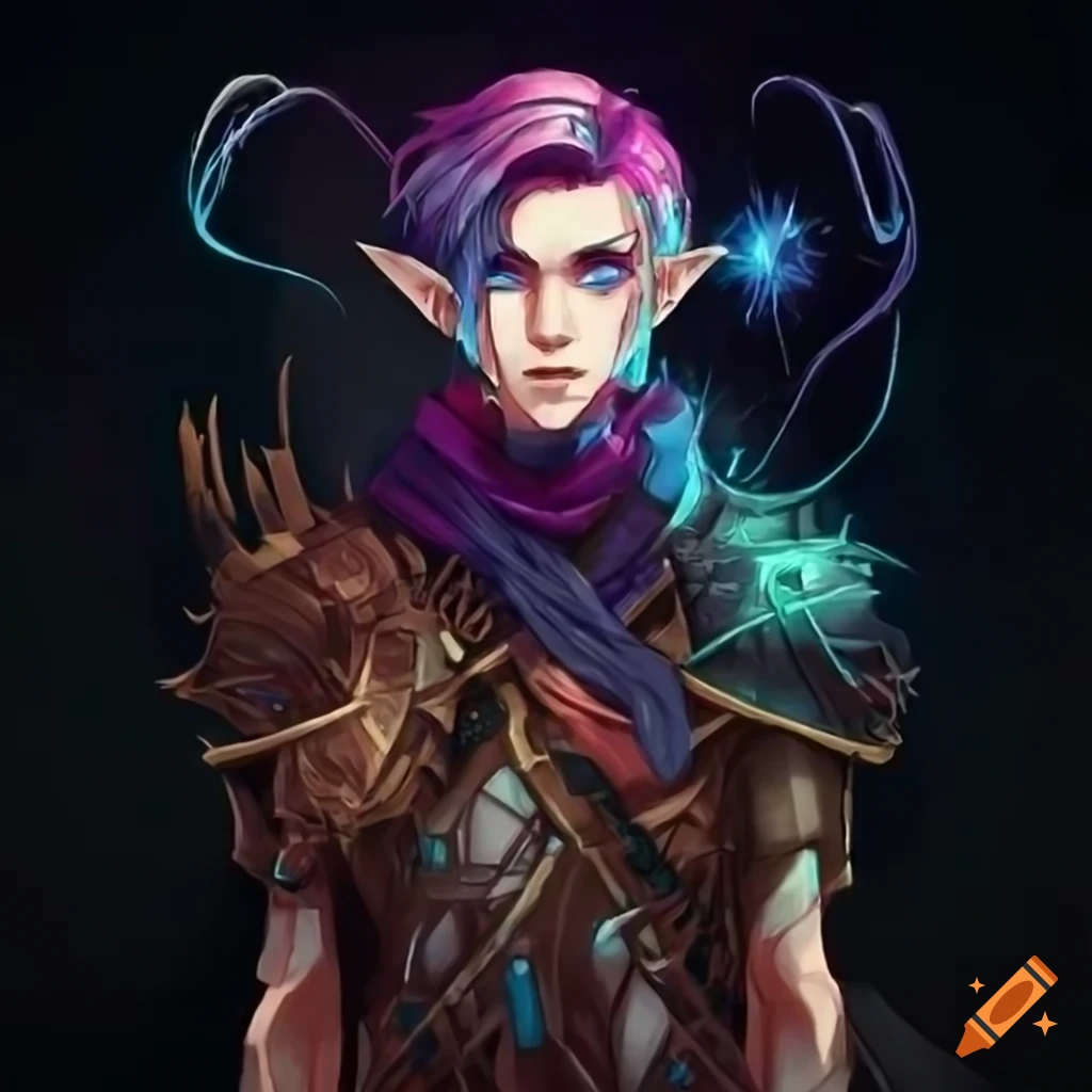 Arcane archer male elf on Craiyon