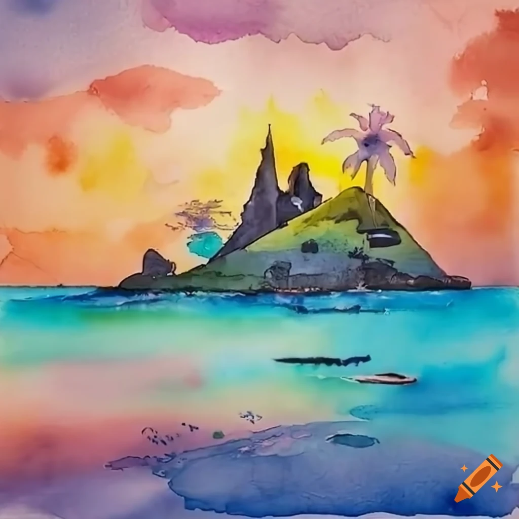 Complete tutorial island on Craiyon