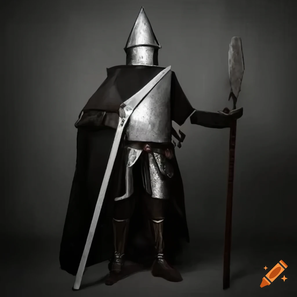 A religious fantasy medieval army for the 'order of iron' on Craiyon