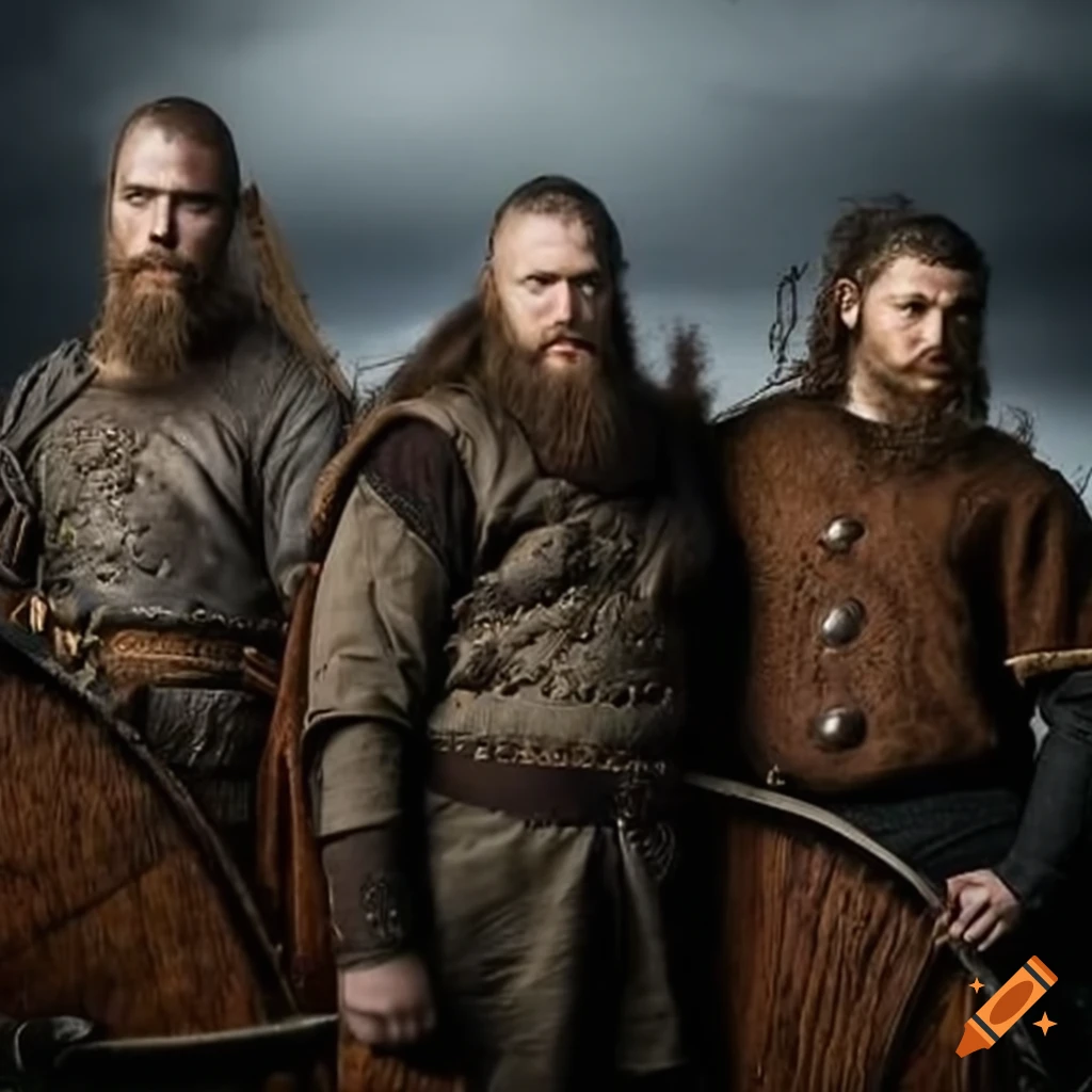 5 vikings brothers on Craiyon