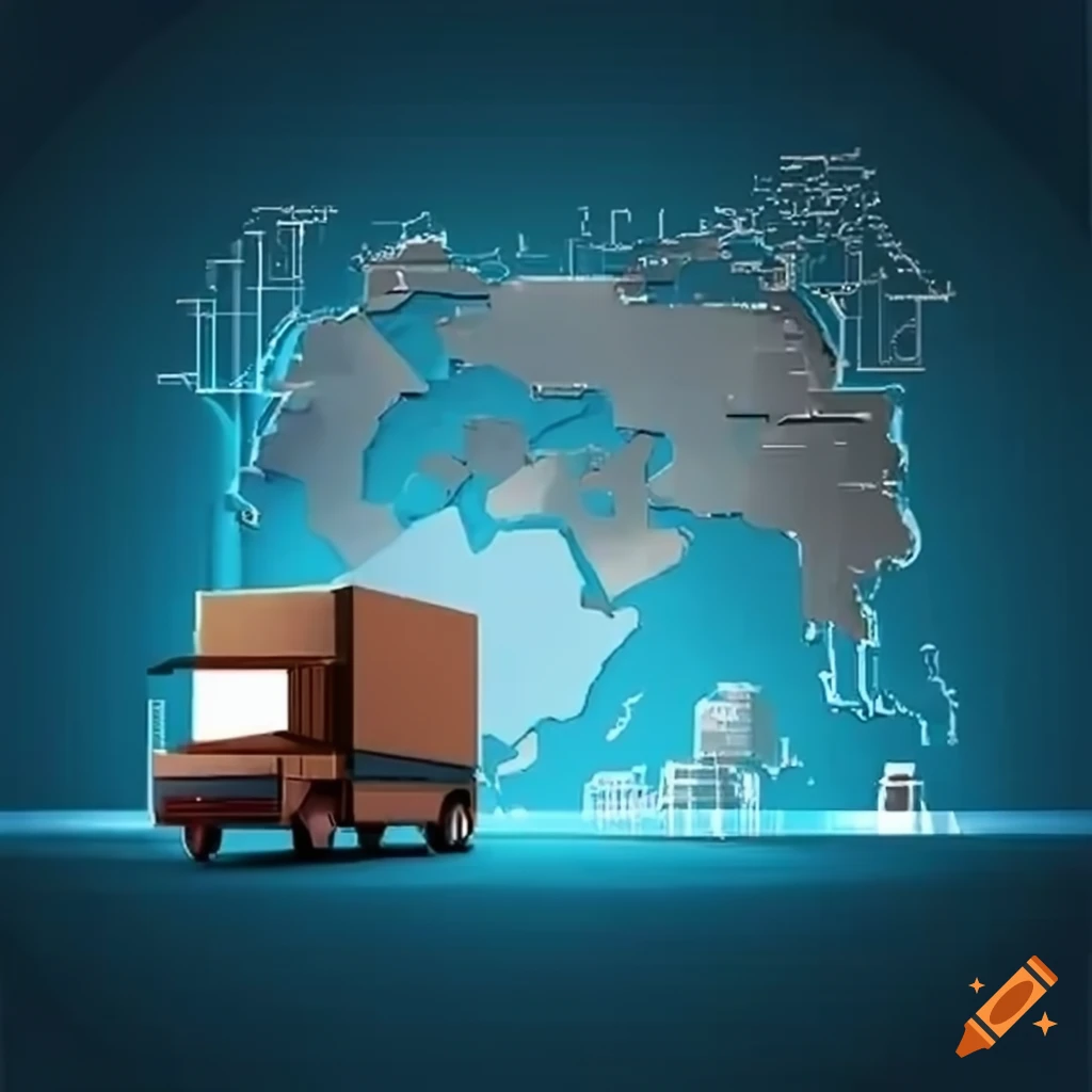 Logistics interface on Craiyon