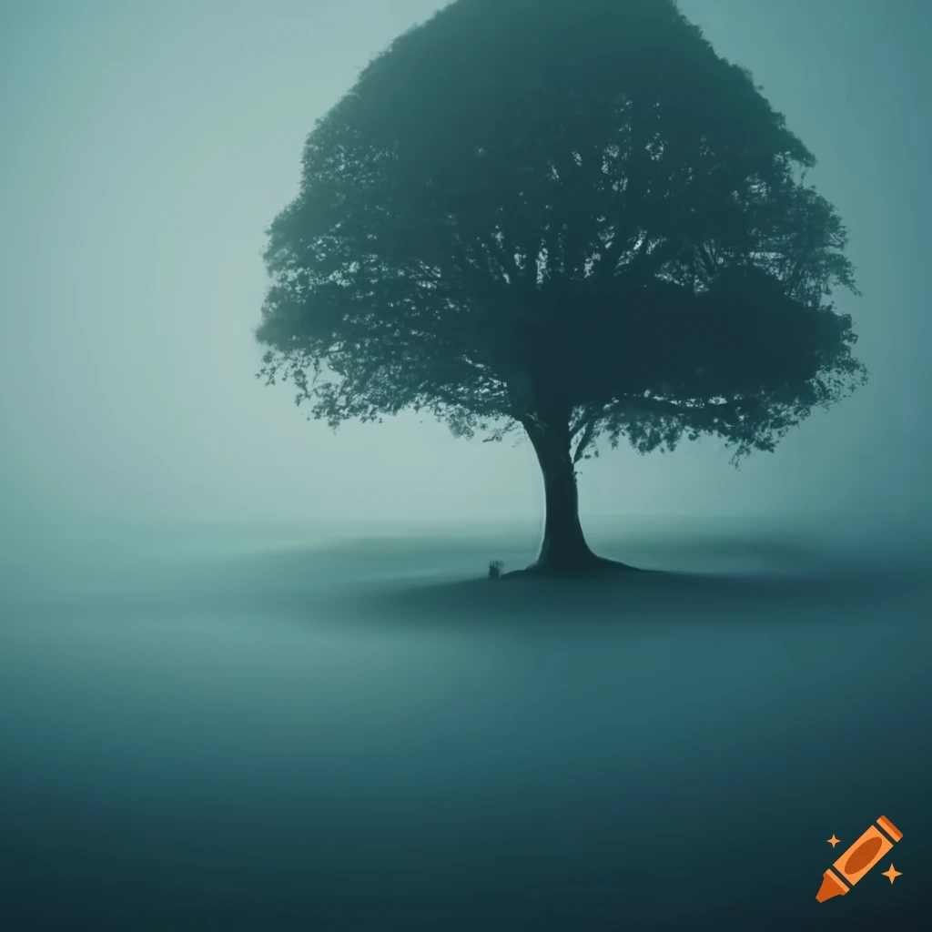 A distant tree on Craiyon