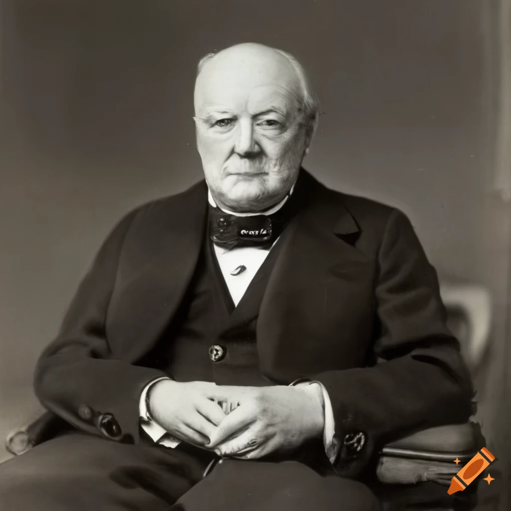 Portrait of winston churchill on Craiyon