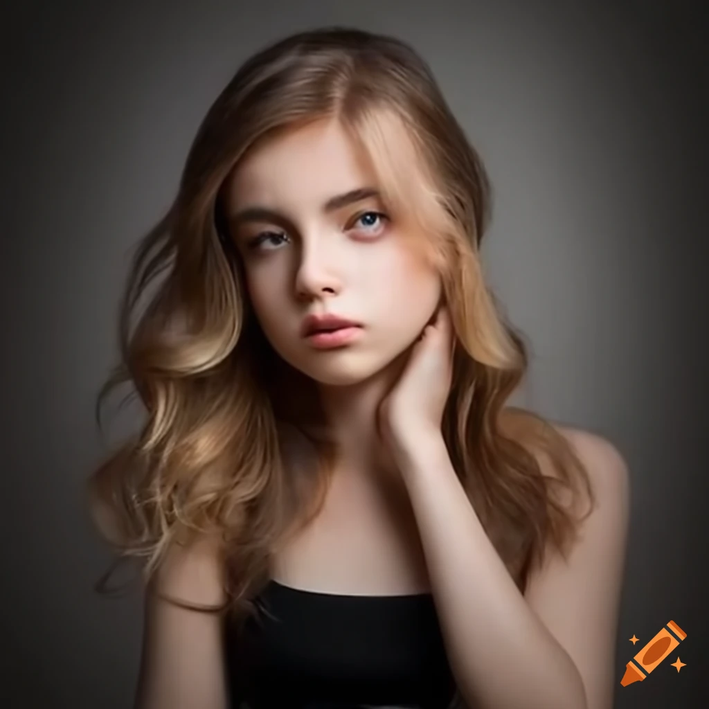 Real girl on Craiyon