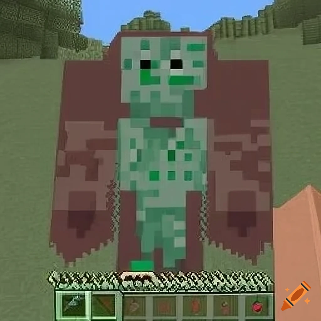 Prominent minecraft on Craiyon