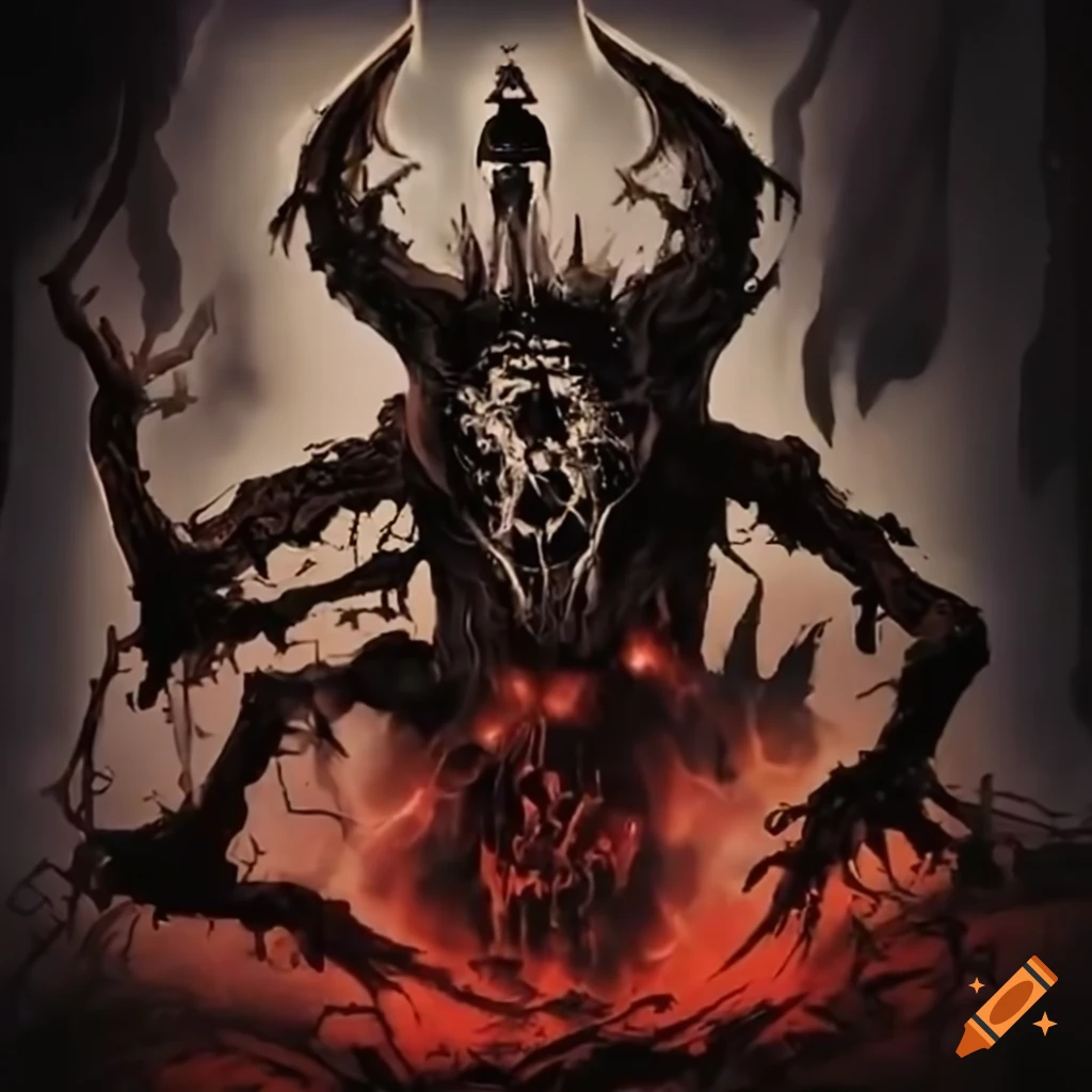 Death metal on Craiyon