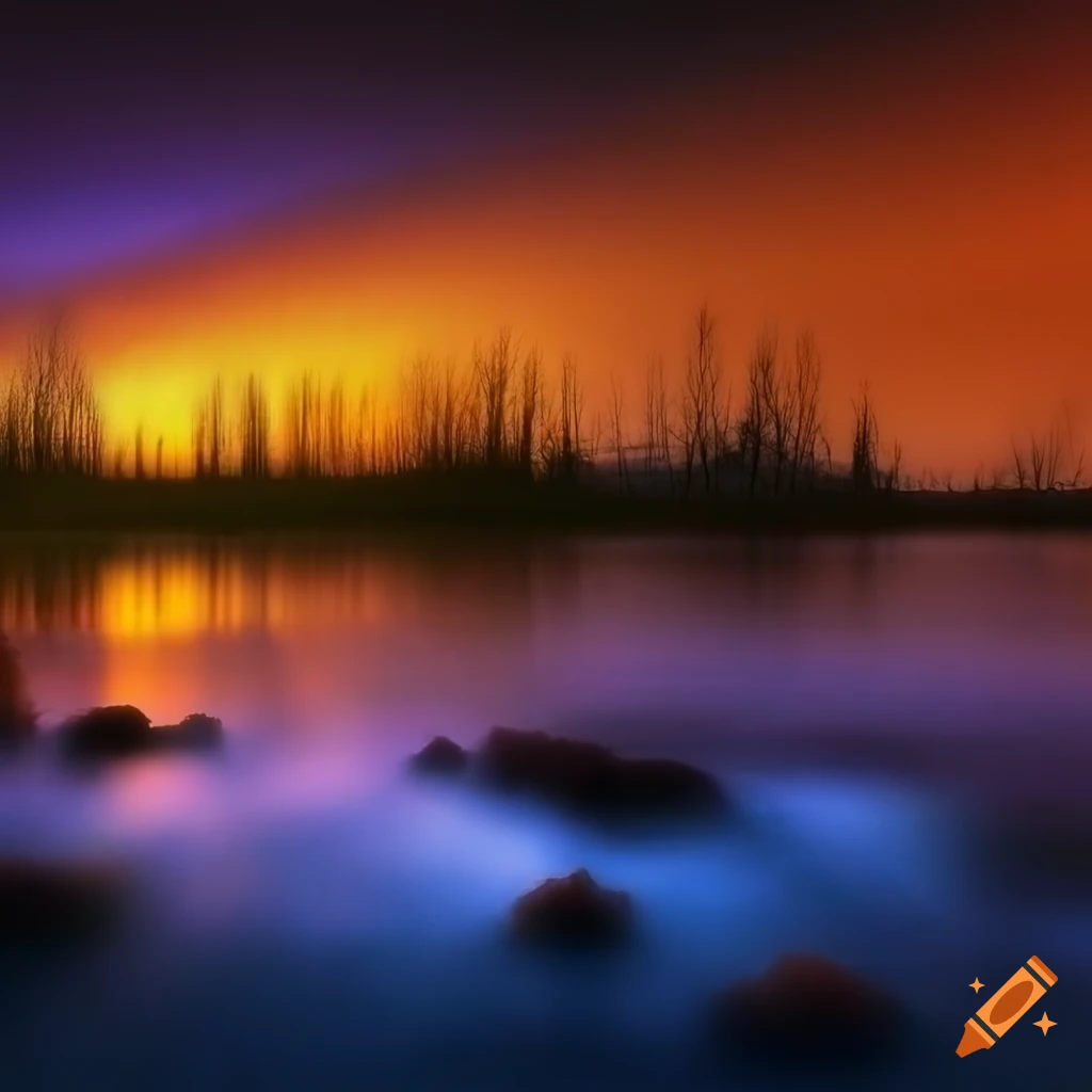Alien landscape , realistic and natural, detailed full-color, hd ...