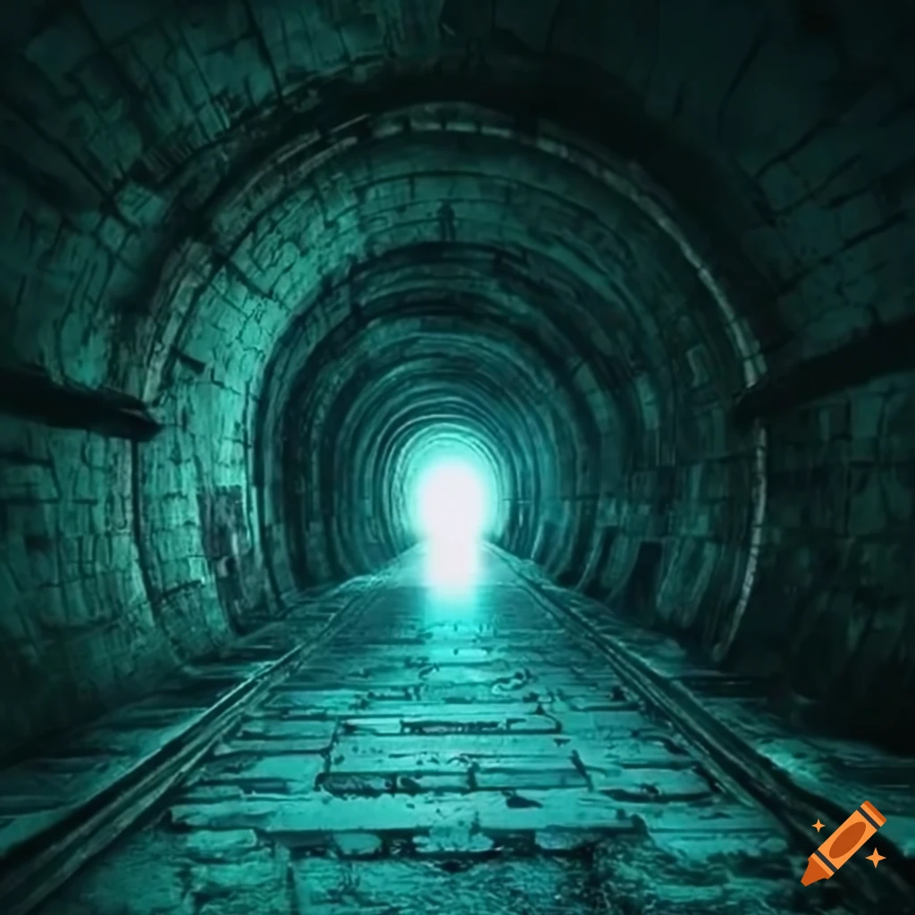 Creepy sewer tunnel# on Craiyon