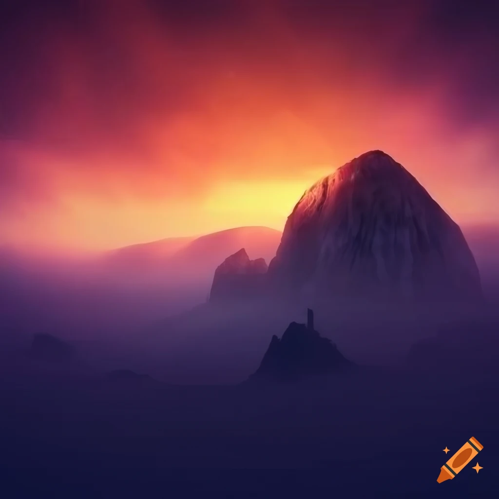 Alien landscape , realistic and natural, detailed full-color