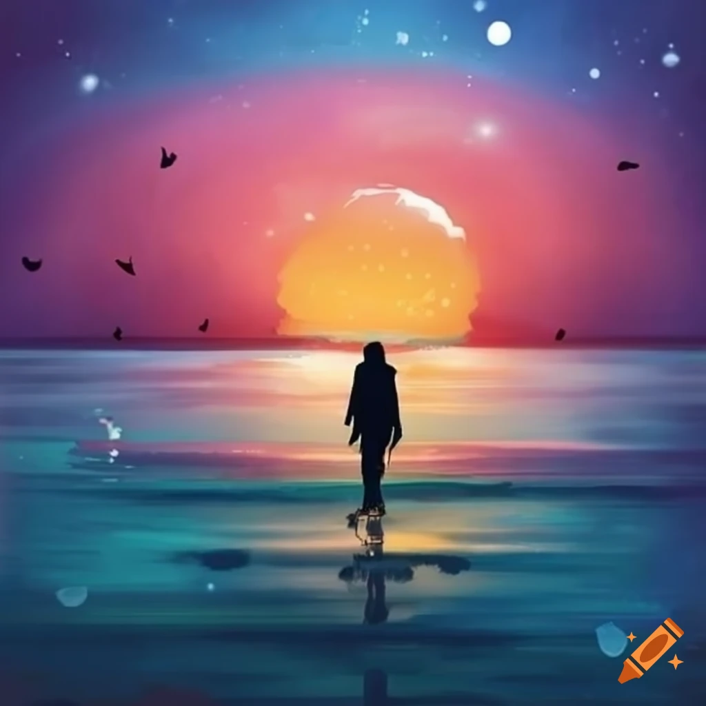 A happy peaceful scene