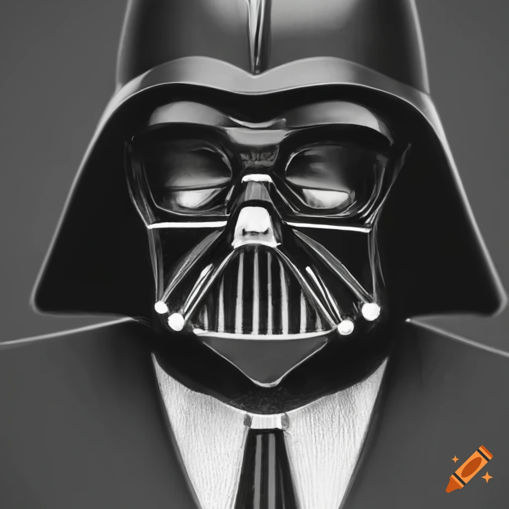 Darth vader in a tuxedo