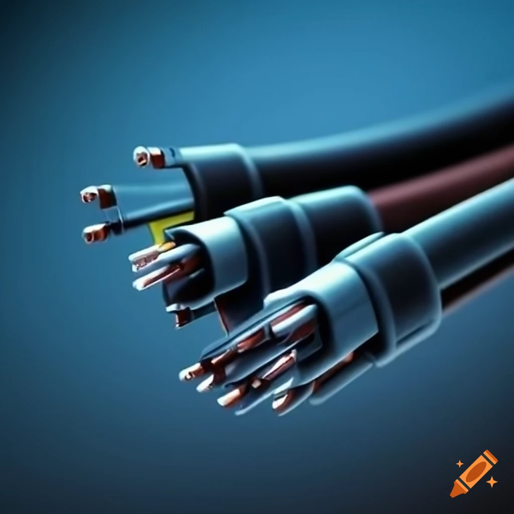 A background for a powerpoint presentation about control cables on Craiyon