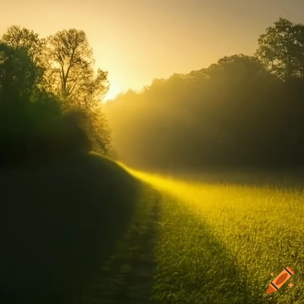 Morning in the countryside