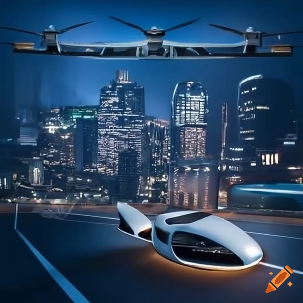 Futuristic Hover Car