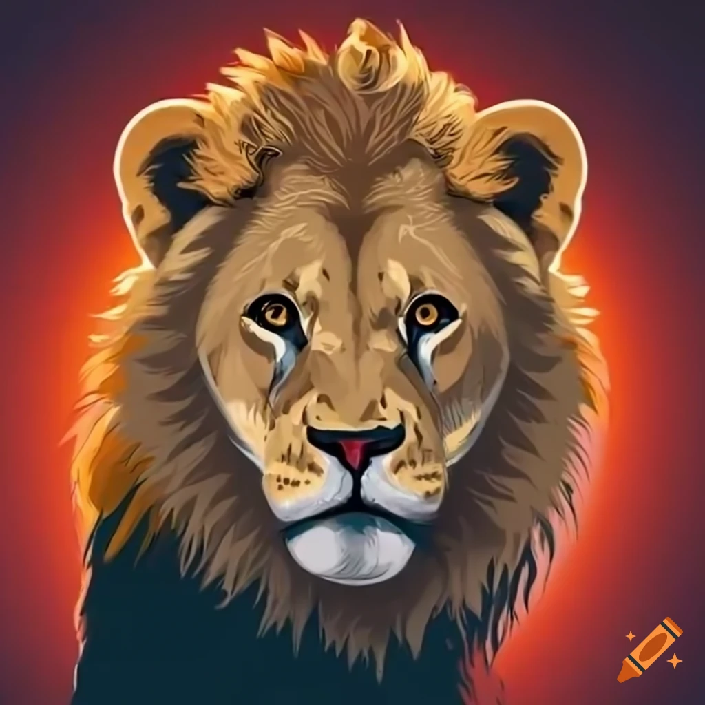 Lion nft on Craiyon