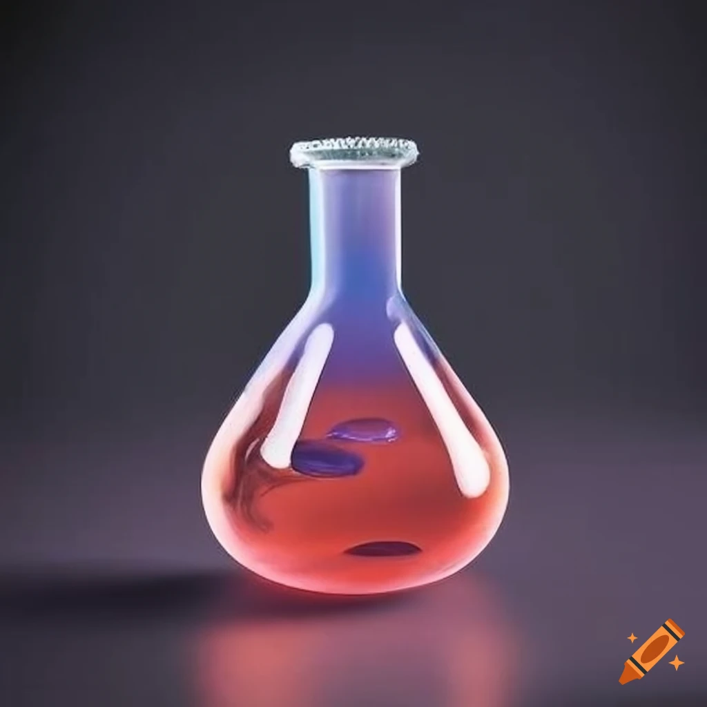 Blubbling round flask