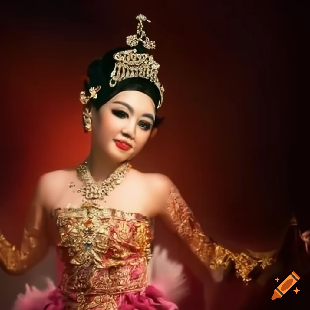 A malay princess dancing in heaven