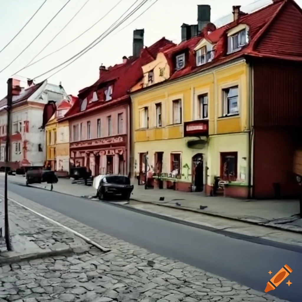 Stereotypical polish neighbourhood