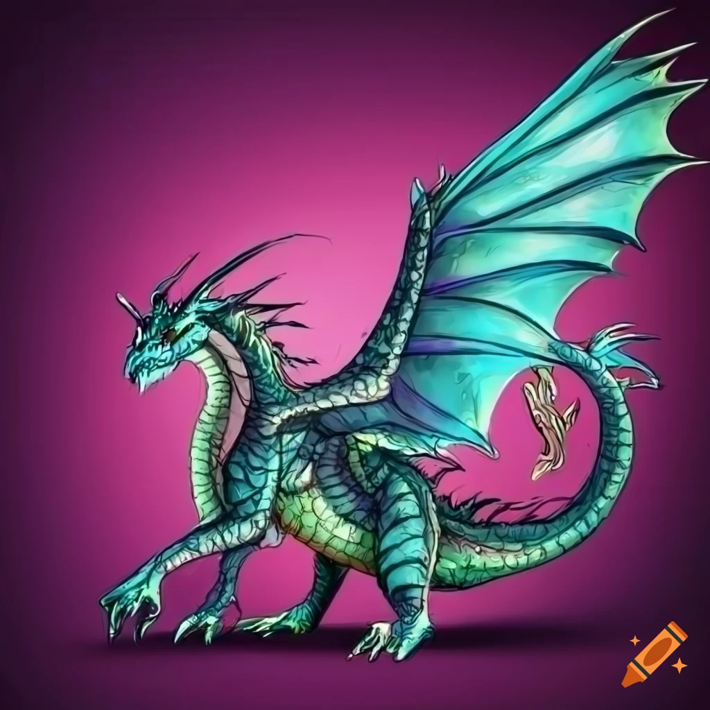 Dragon Body Drawings