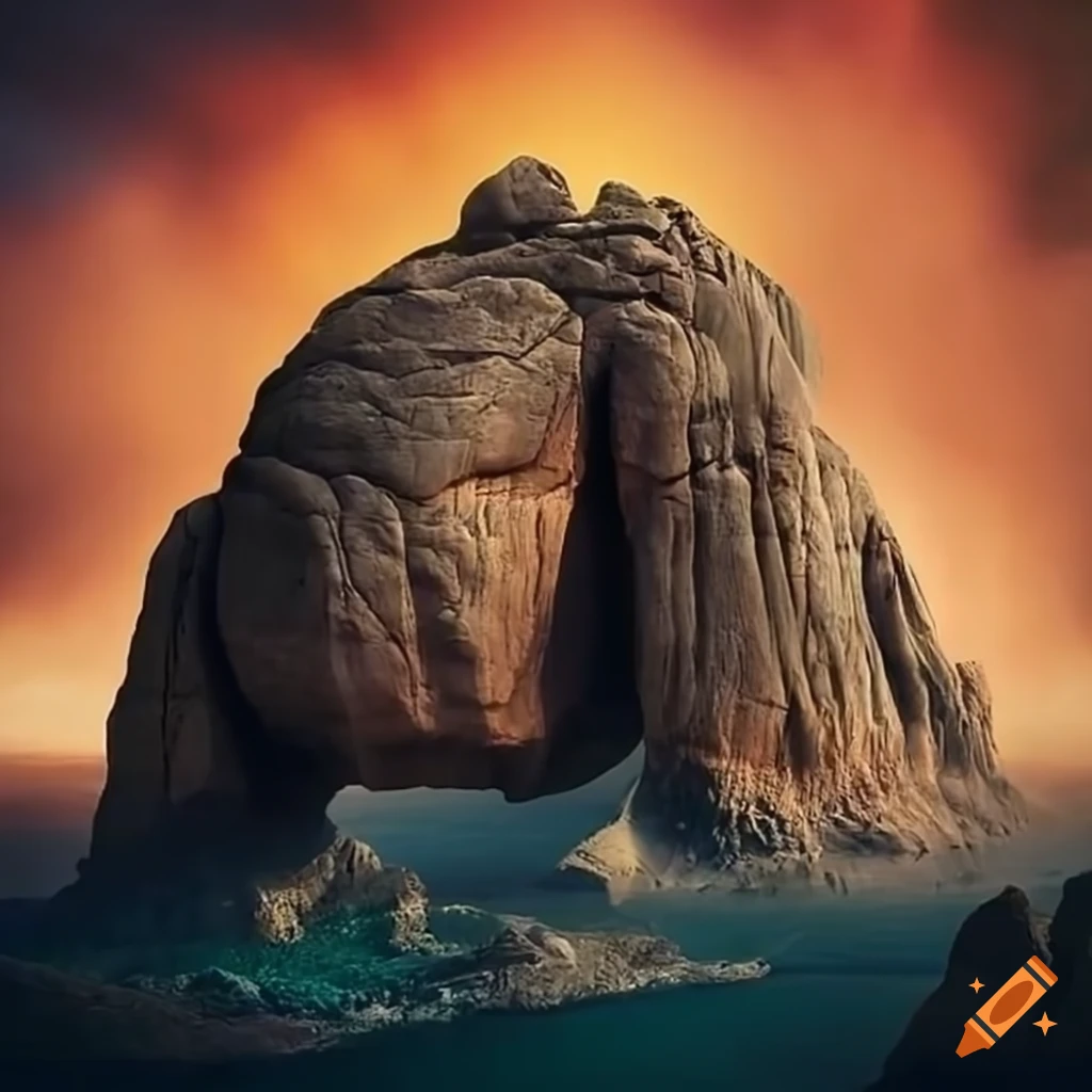 Rock giant rock giant king on Craiyon