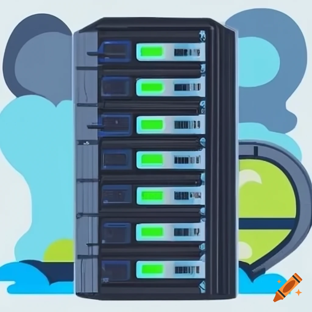 Exploring cloud servers on Craiyon