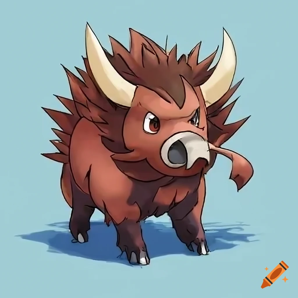 Boar pokemon on Craiyon