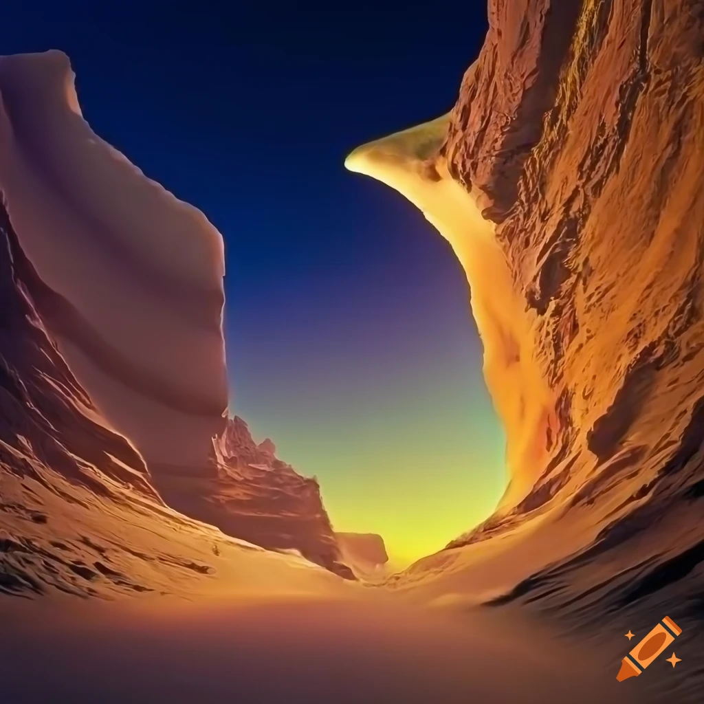 Alien landscape , realistic and natural, detailed full-color, hd ...
