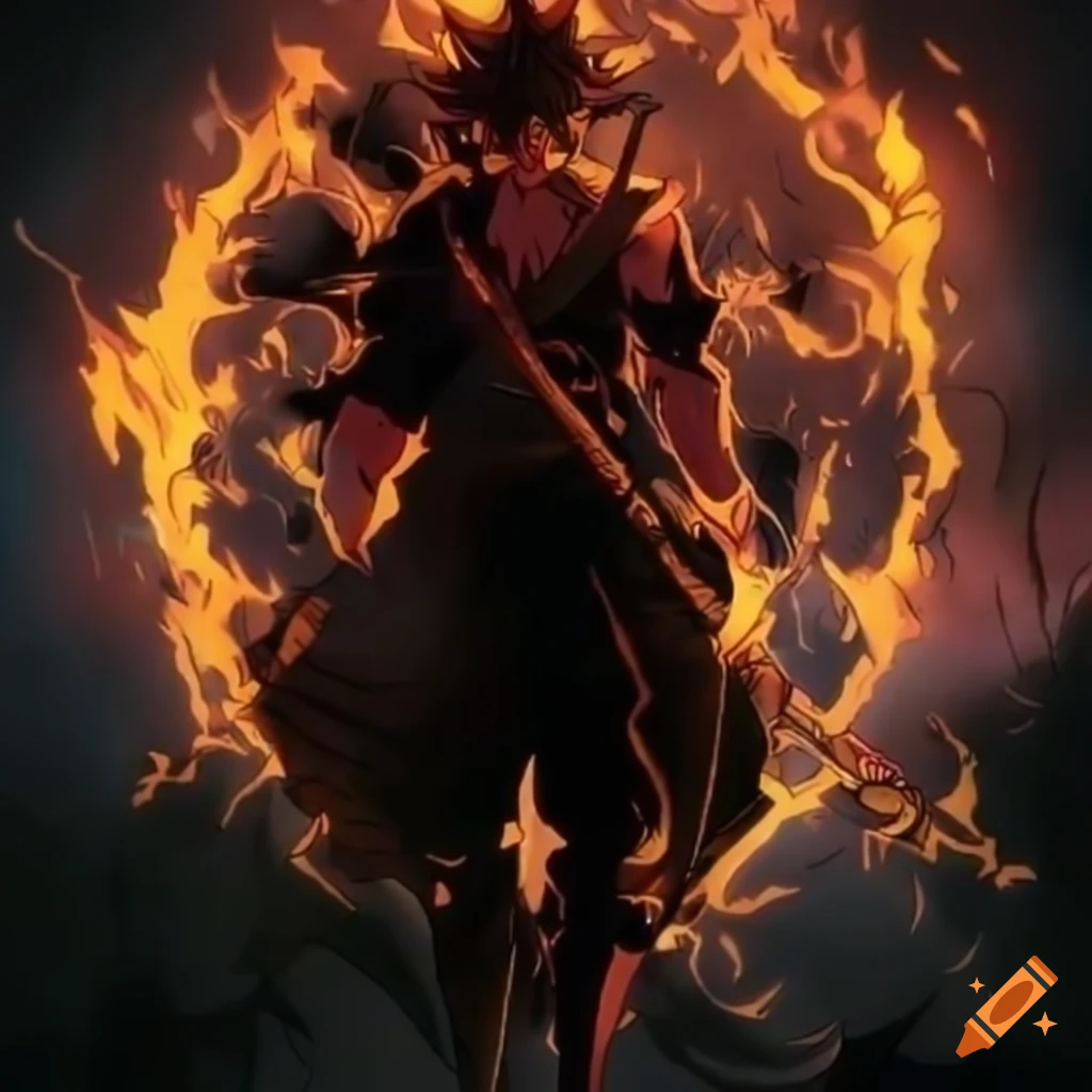 Black clover captain yami on Craiyon