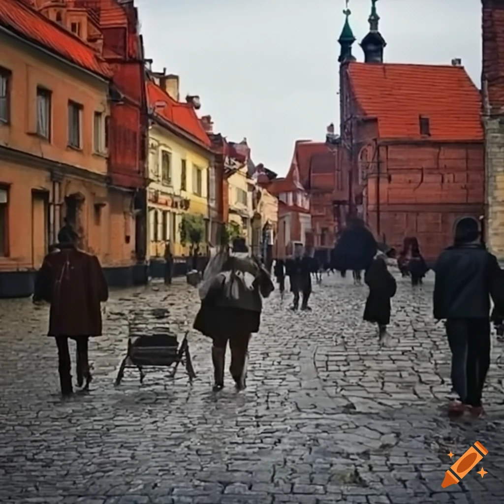 Stereotypical polish neighbourhood