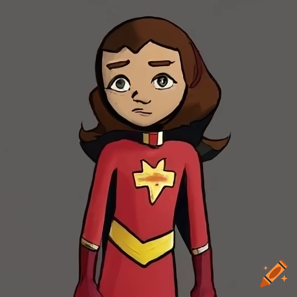 Fullbody of realistic adult Wordgirl, concept art, Marvel Studios ...