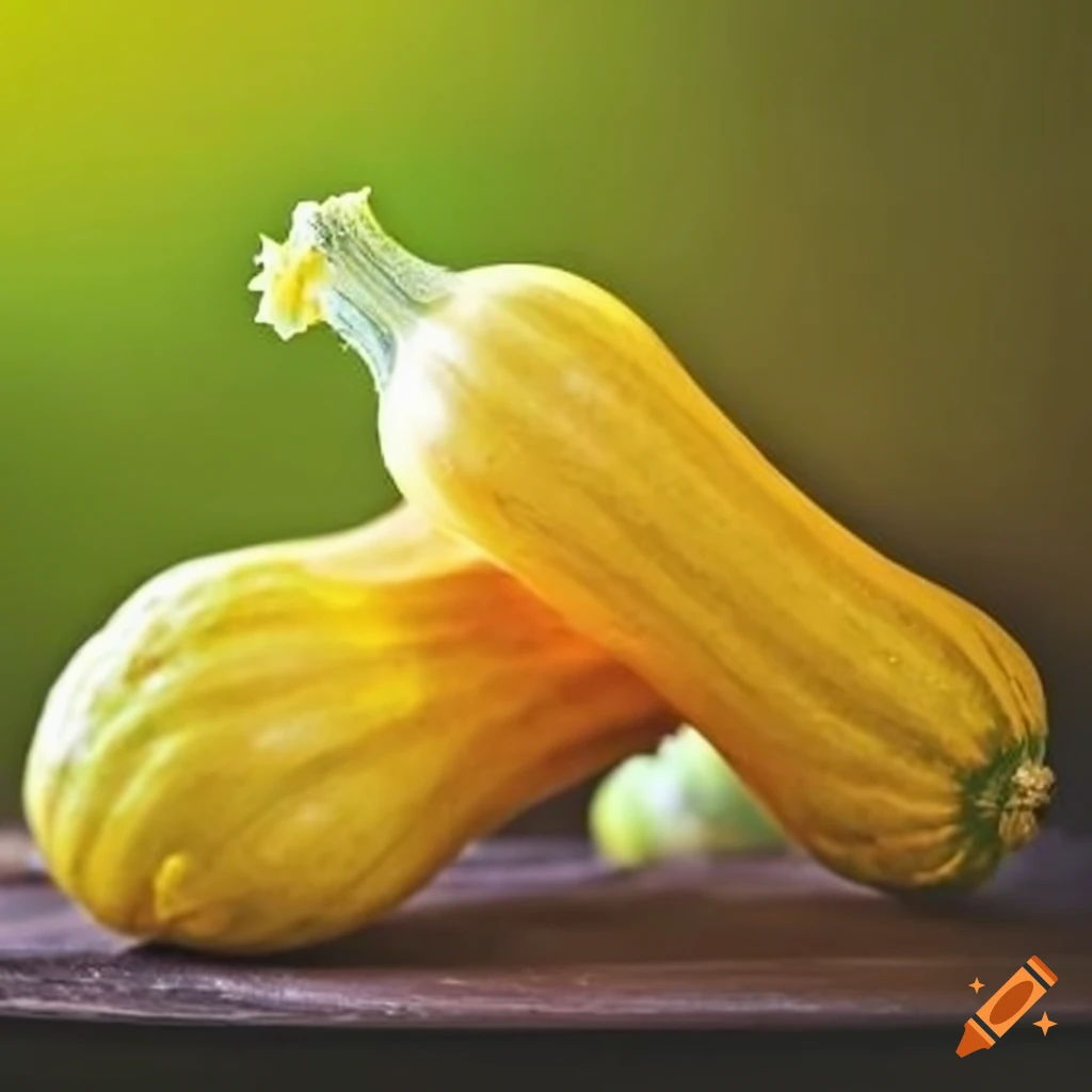 Delicate summer squash on Craiyon