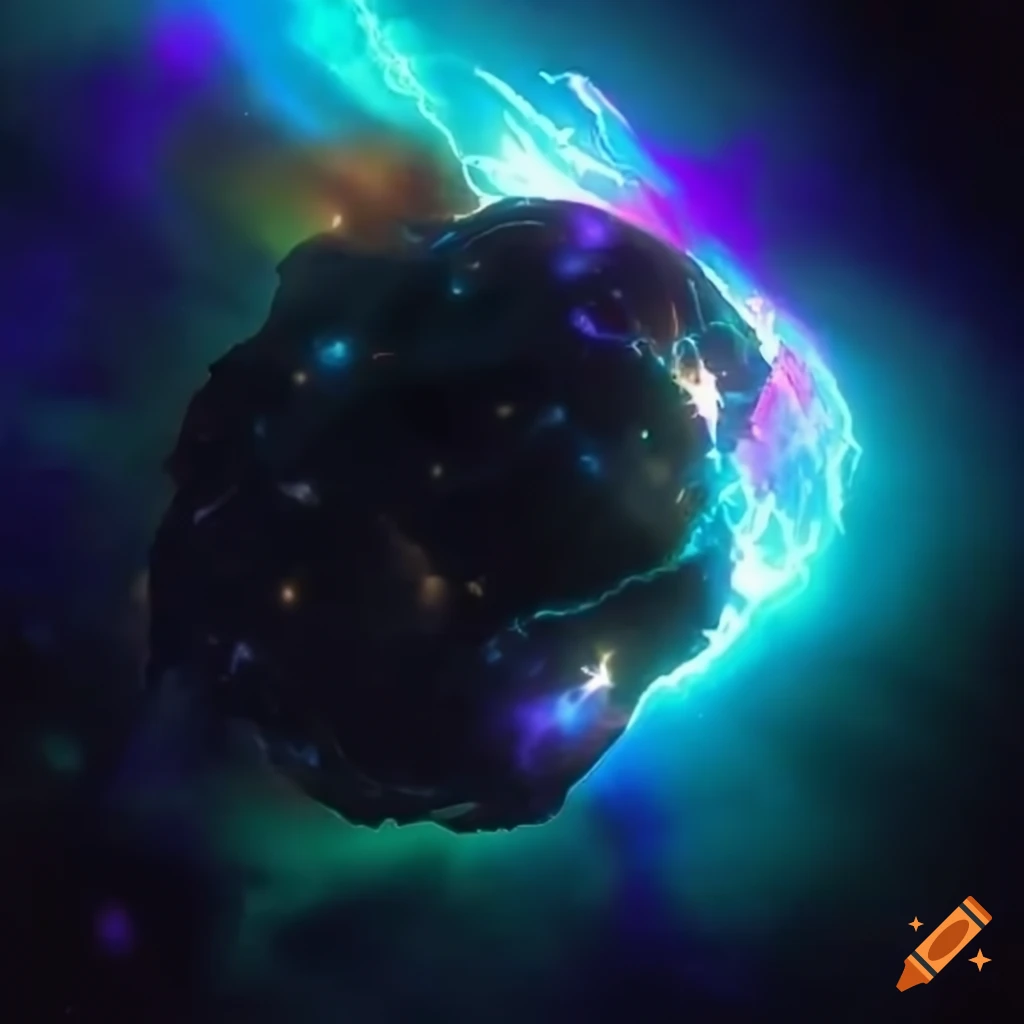 Gemstone prism UFO, thunder and rainbow lightning storm, codec glitch ...