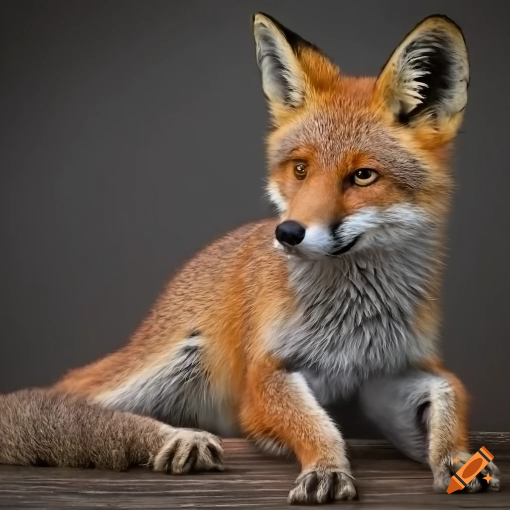 Foxcraft stands on Craiyon