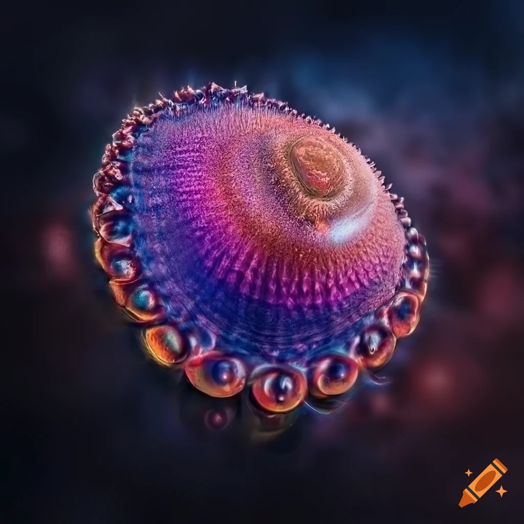 A enchanting beautiful alien creature with alluring tentacles and ...