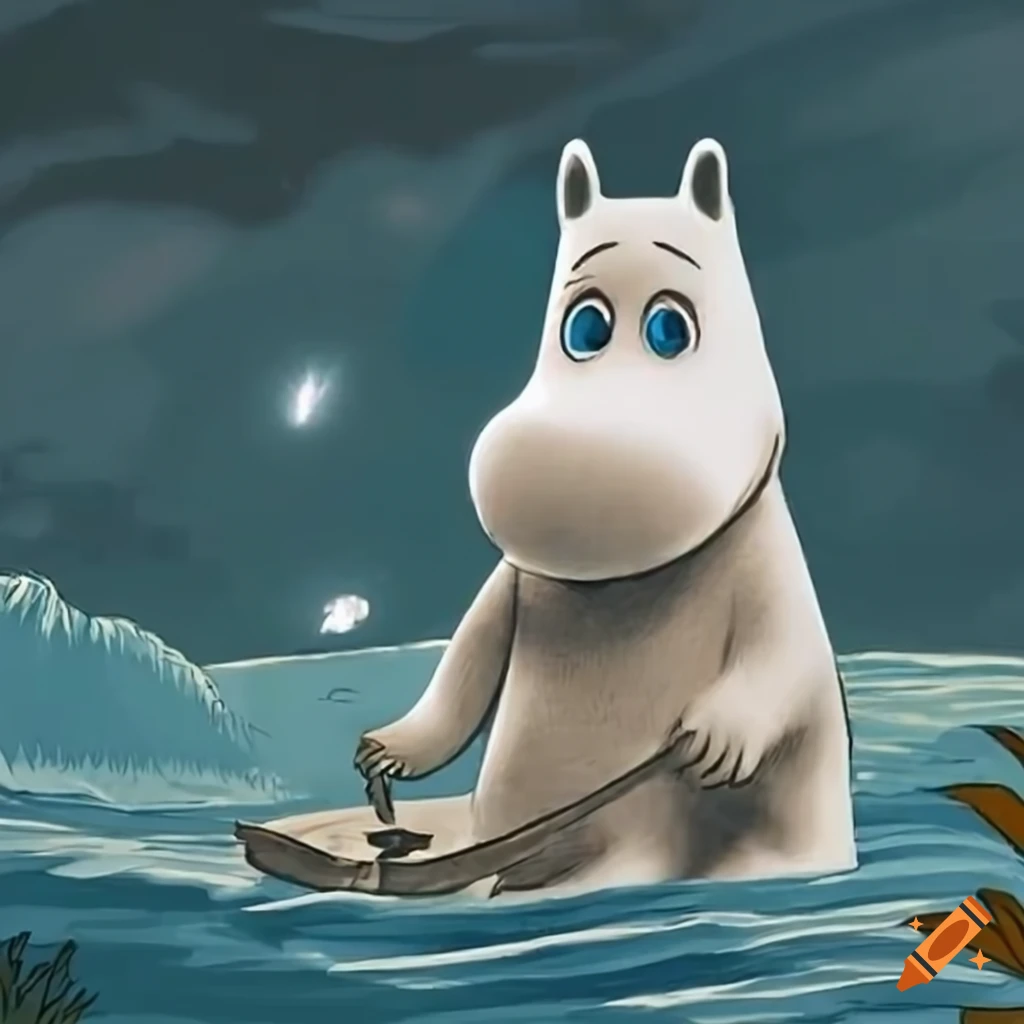 Moomin on Craiyon