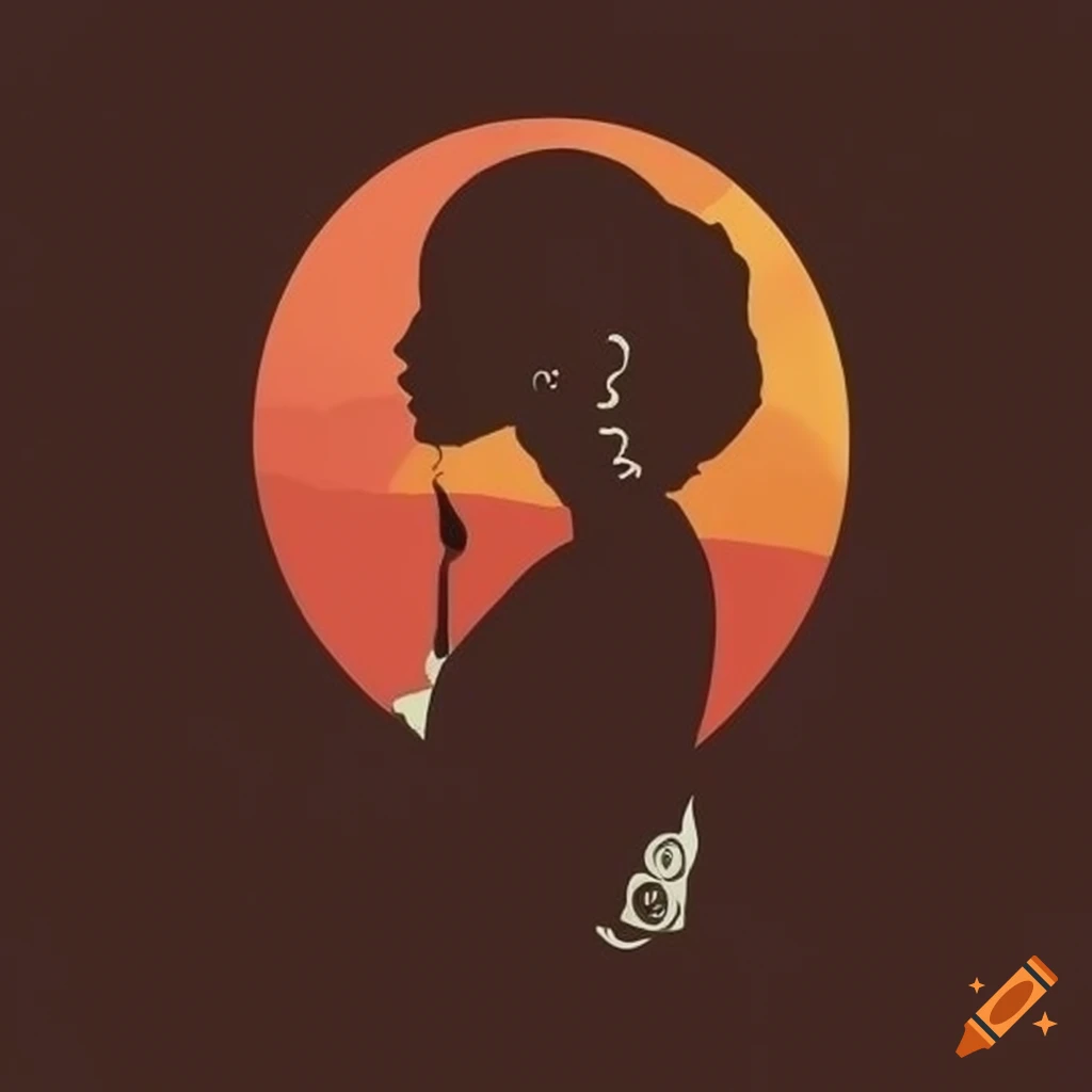Vibrant bohemian faceless silhouette art inspired by african traditions ...