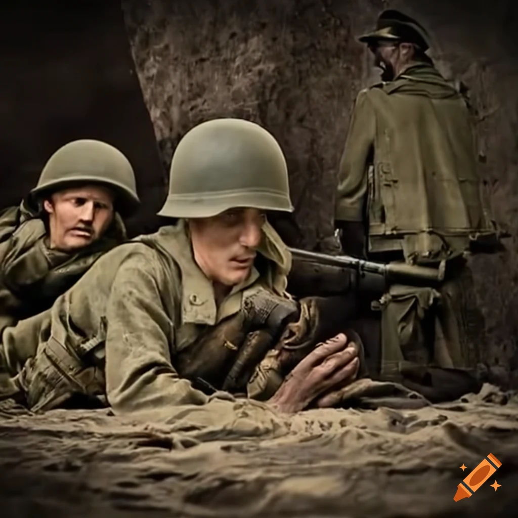 American Soldiers Fighting Ww2