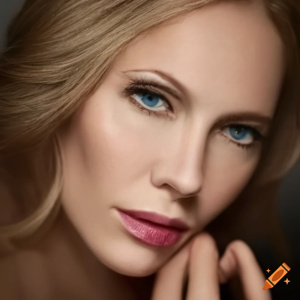 E.d. donahey, closeup face, glamour portrait