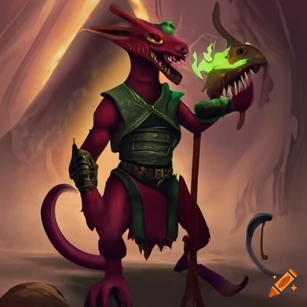 A collage of mighty kobold warriors