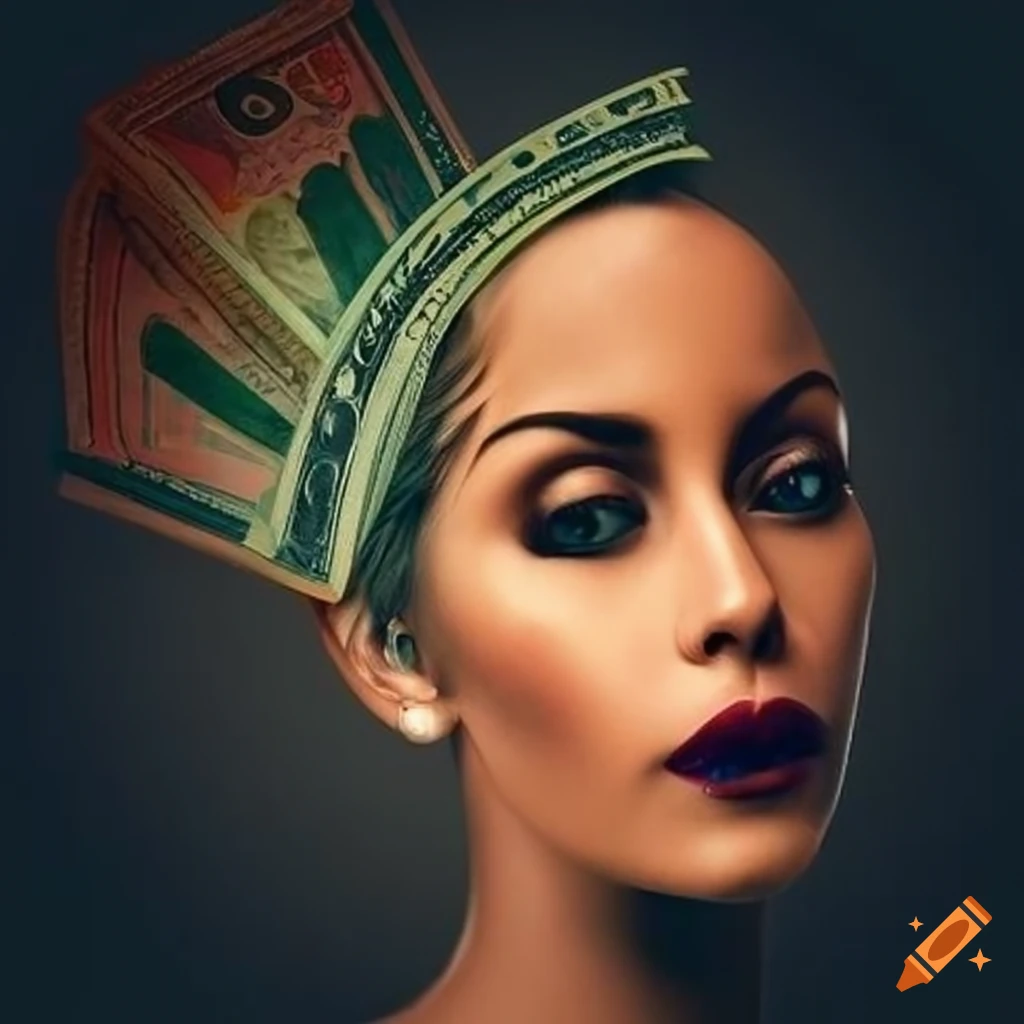 Female dollar on Craiyon