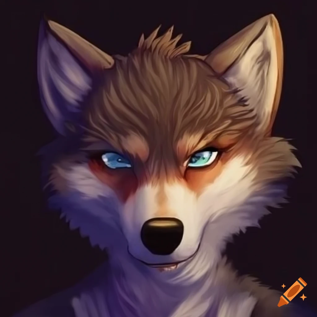 Wolf furry art on Craiyon