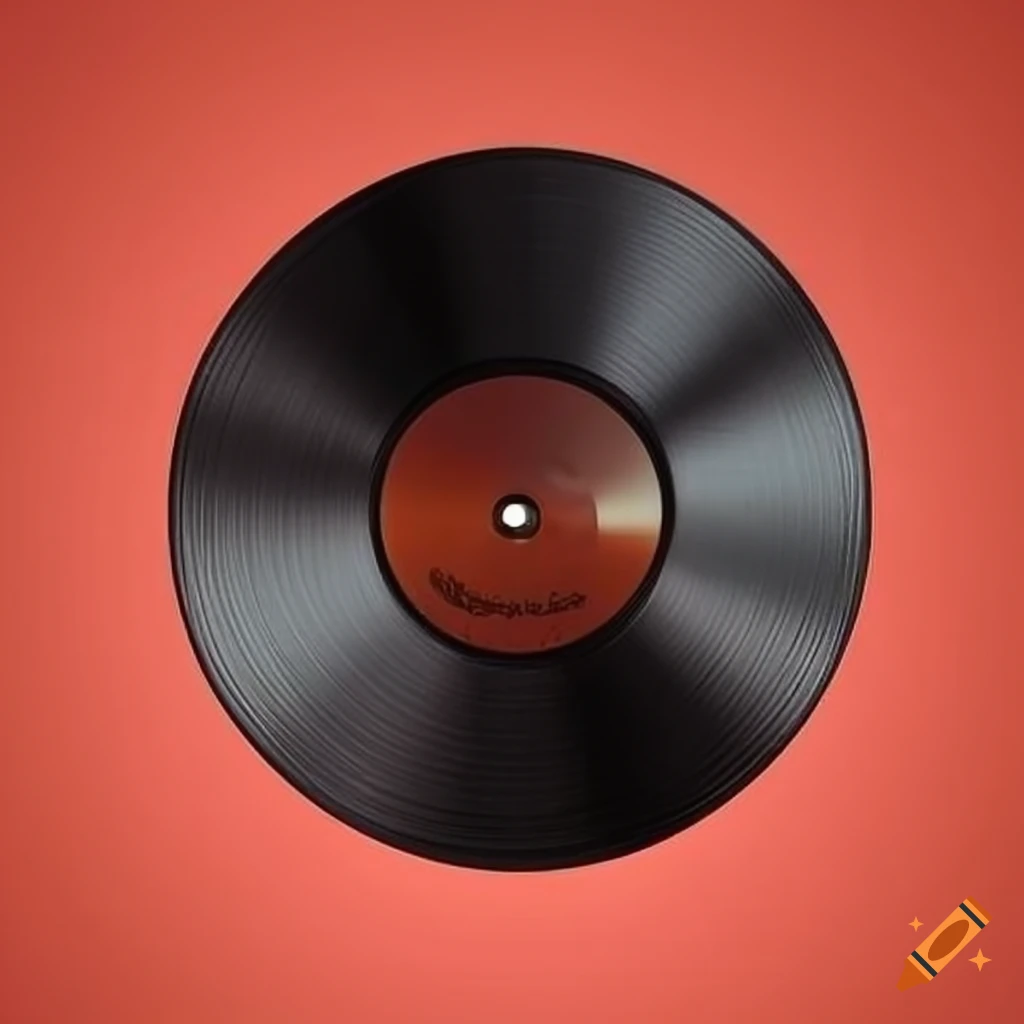 Vinyl as a profile picture on Craiyon