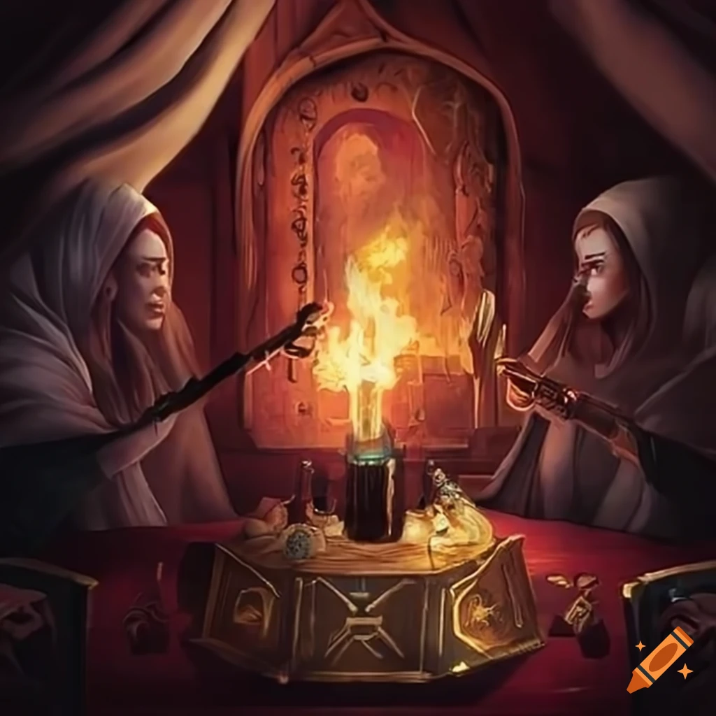 Arcane rituals on Craiyon