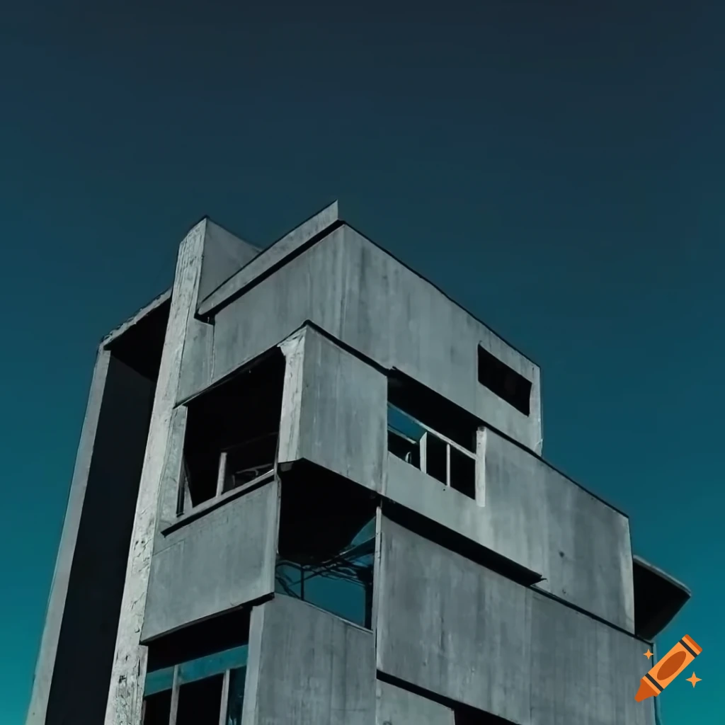 A small randomly built structure similar to a castle from the near ...