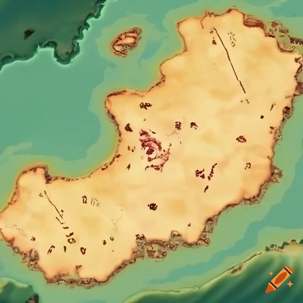 's vast map on Craiyon