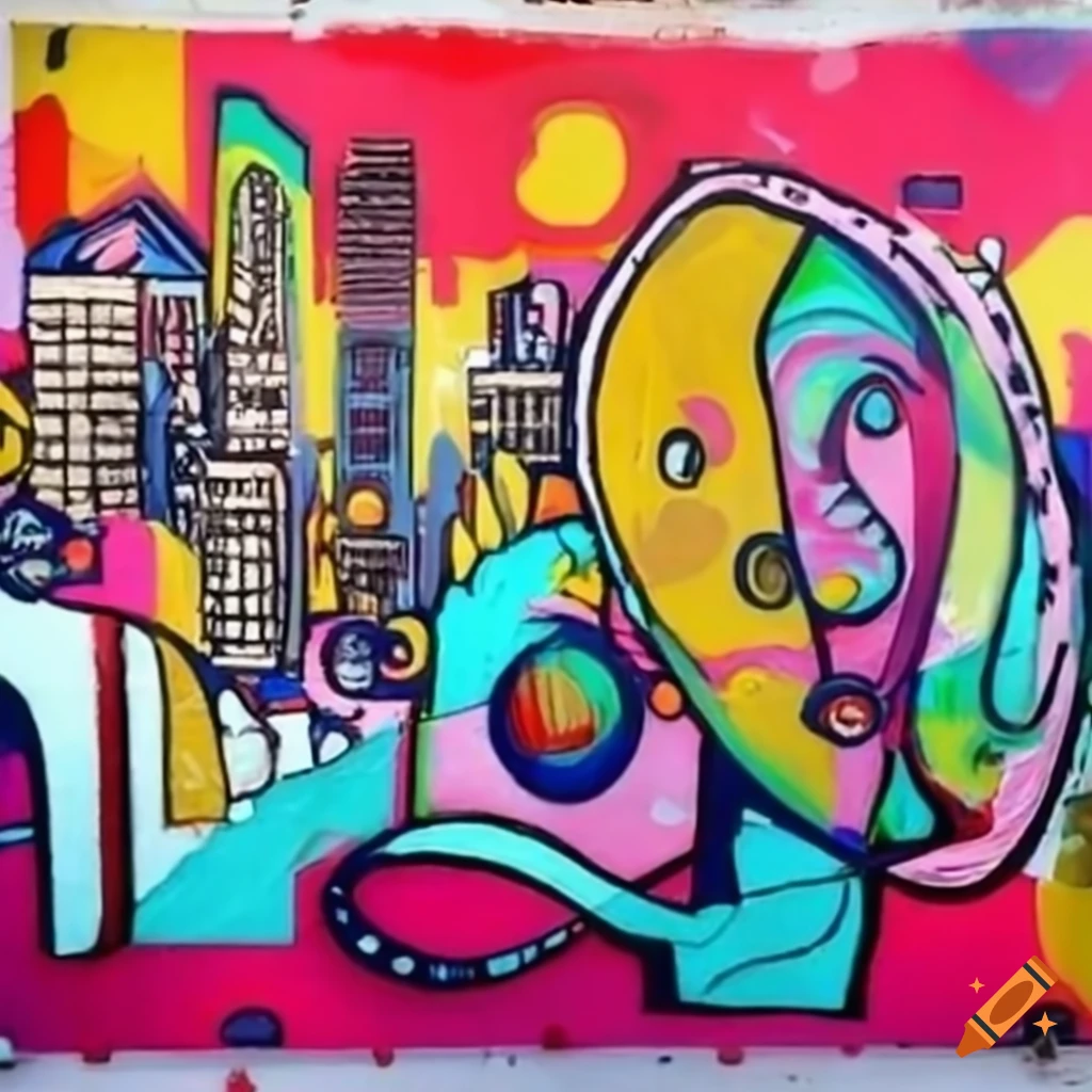 Urban art on Craiyon