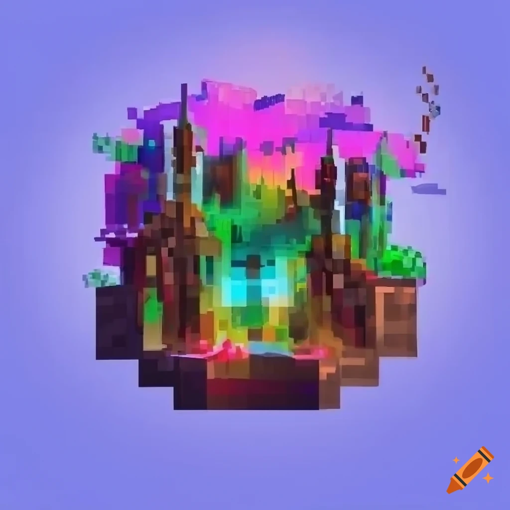 Minecraft server spawn on Craiyon