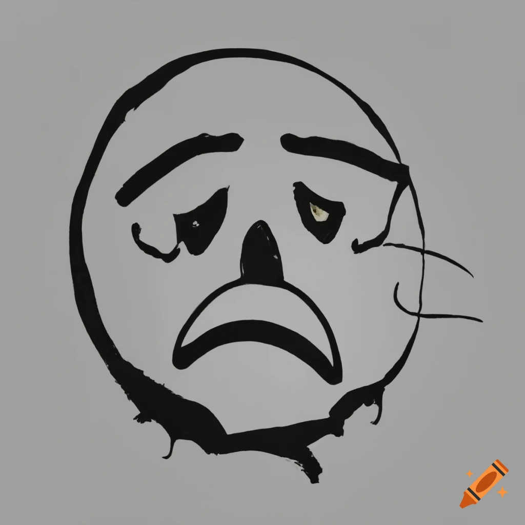 Sad Facial Expressions Drawing