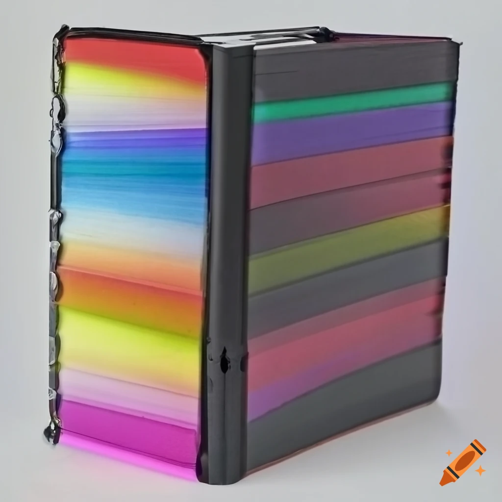 Rgb gaming stack of books database server, rainbow glimmer crystal ...